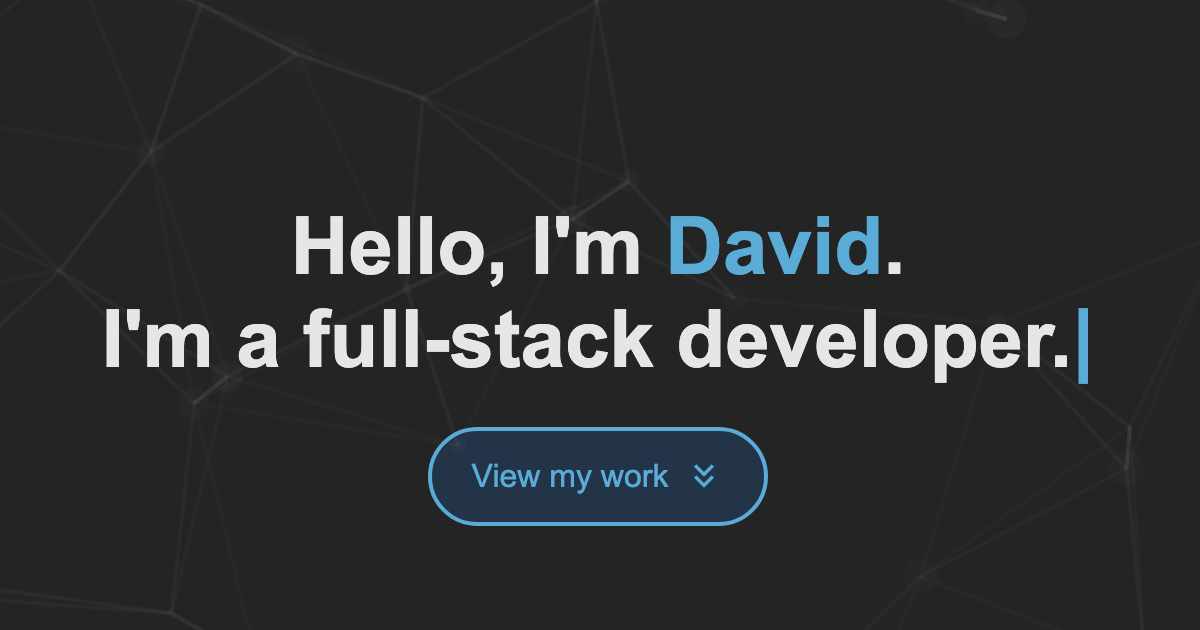 David Riva | Full Stack Software Engineer Portfolio
